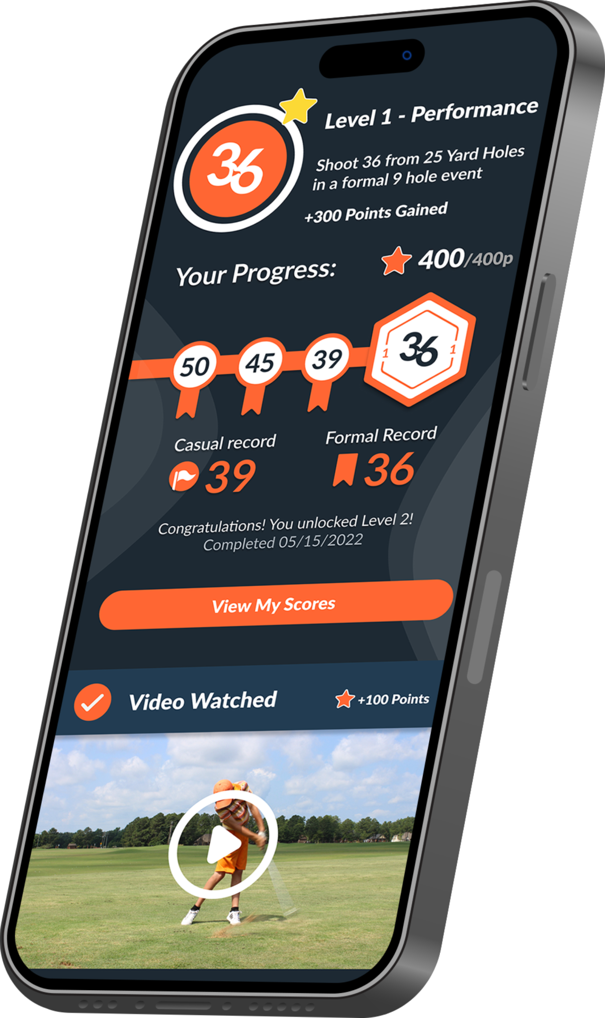 Go from Beginner to Skilled Golfer in 6 Levels - Operation 36 Golf